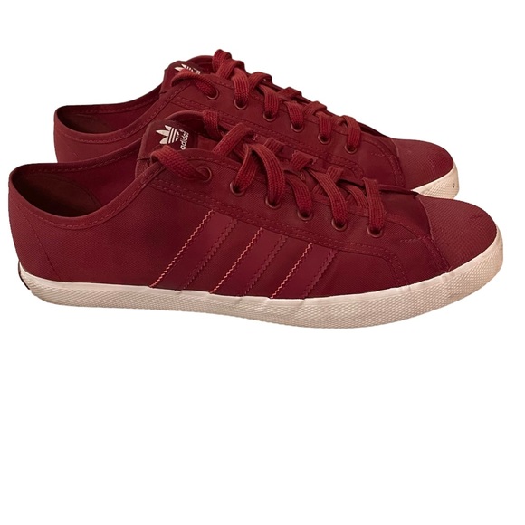 adidas | Shoes | Adidas Mens 9 Maroon Sneaker Athletic Shoe ...